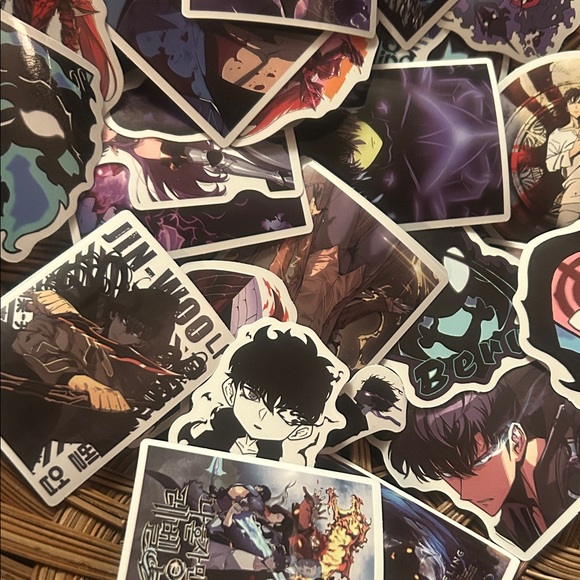 Wall Decor | Anime Character Sticker Pack | Poshmark